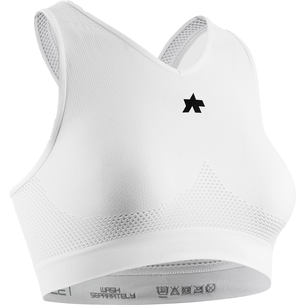 Assos Ladies Cropped Tank Skin Layer P1 - White Series | Westbrook Cycles