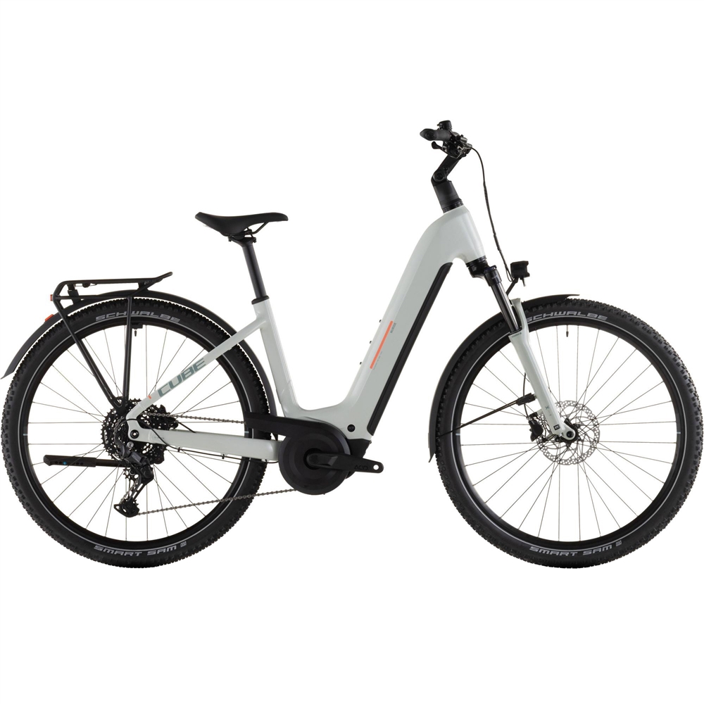 CUBE Nuride Hybrid Performance 600 Easy Entry Electric Hybrid Bike ...