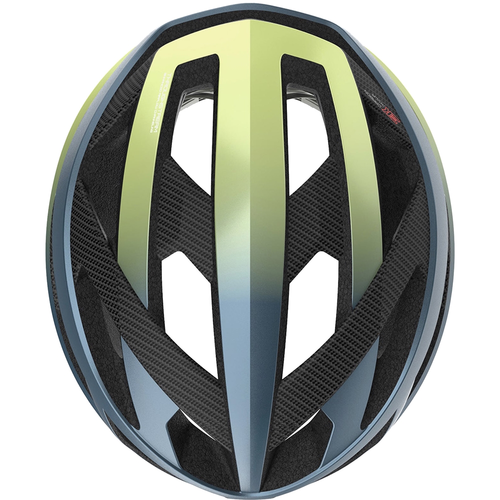 Rudy Project Rebel Road Helmet - Blue Avio/Apple Green Metal Matte ...