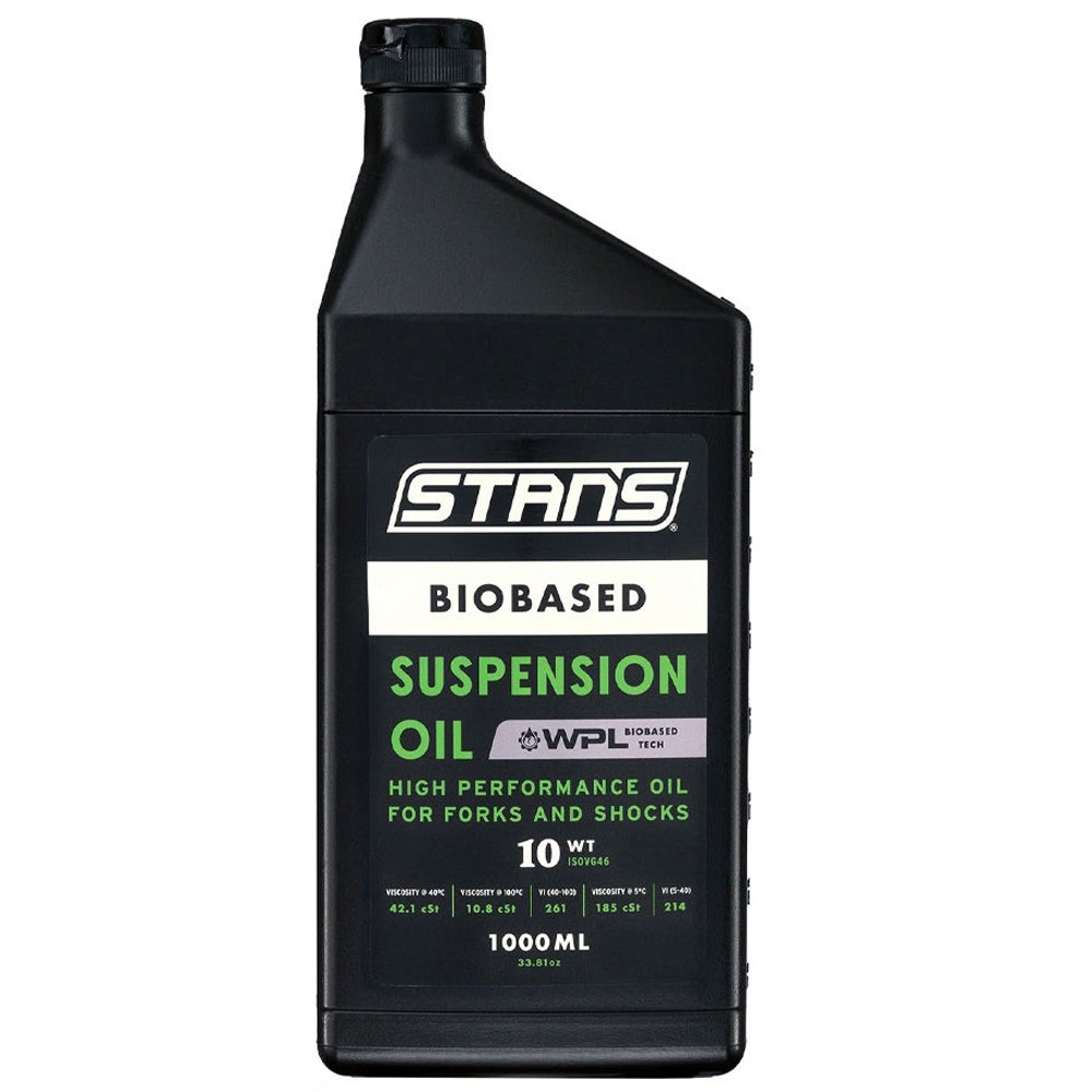 Stans NoTubes Biobased Suspension Oil 10wt - 1 litre | Westbrook Cycles