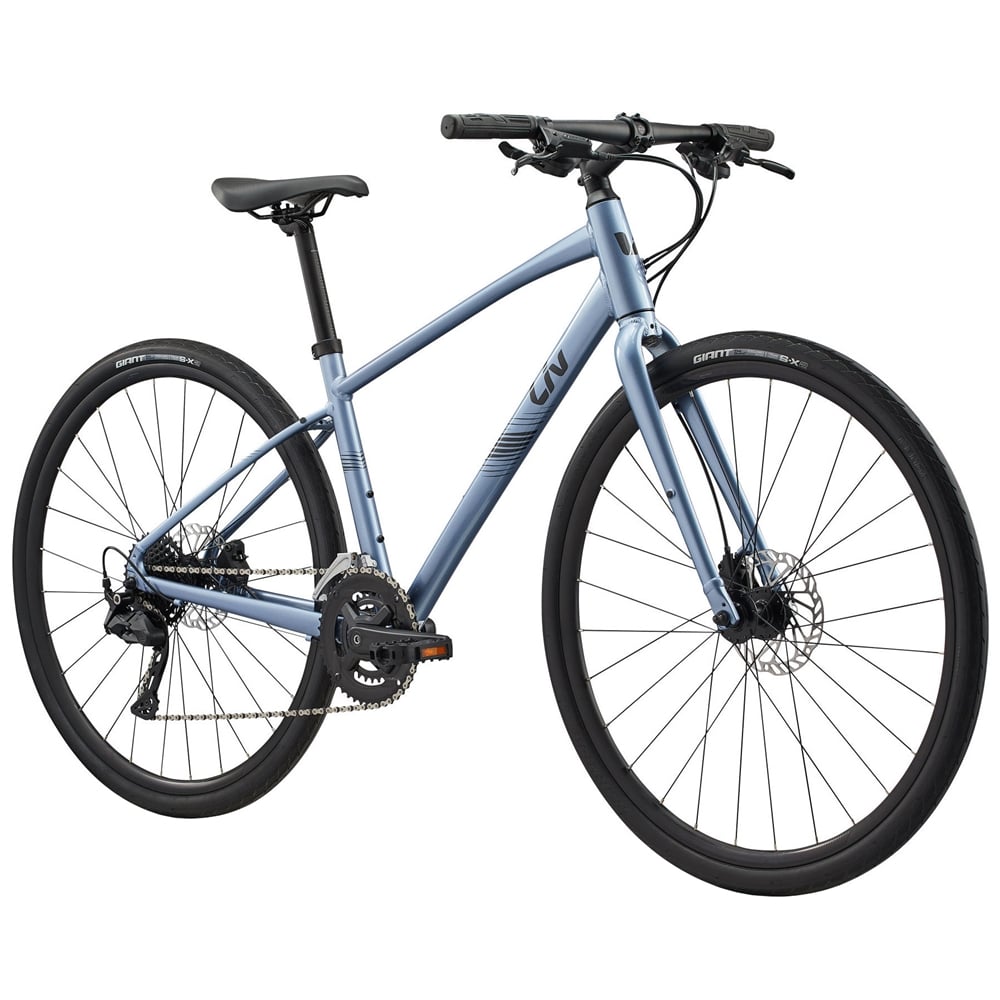 Liv Alight 2 Disc Ladies Hybrid Bike - Frost Silver (2025) | Westbrook ...